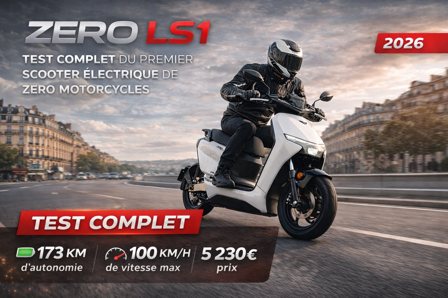 Zero LS1 : Test Complet du Premier Scooter Électrique de Zero