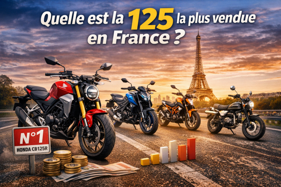 Moto 125 la plus vendue en France : le classement 2026