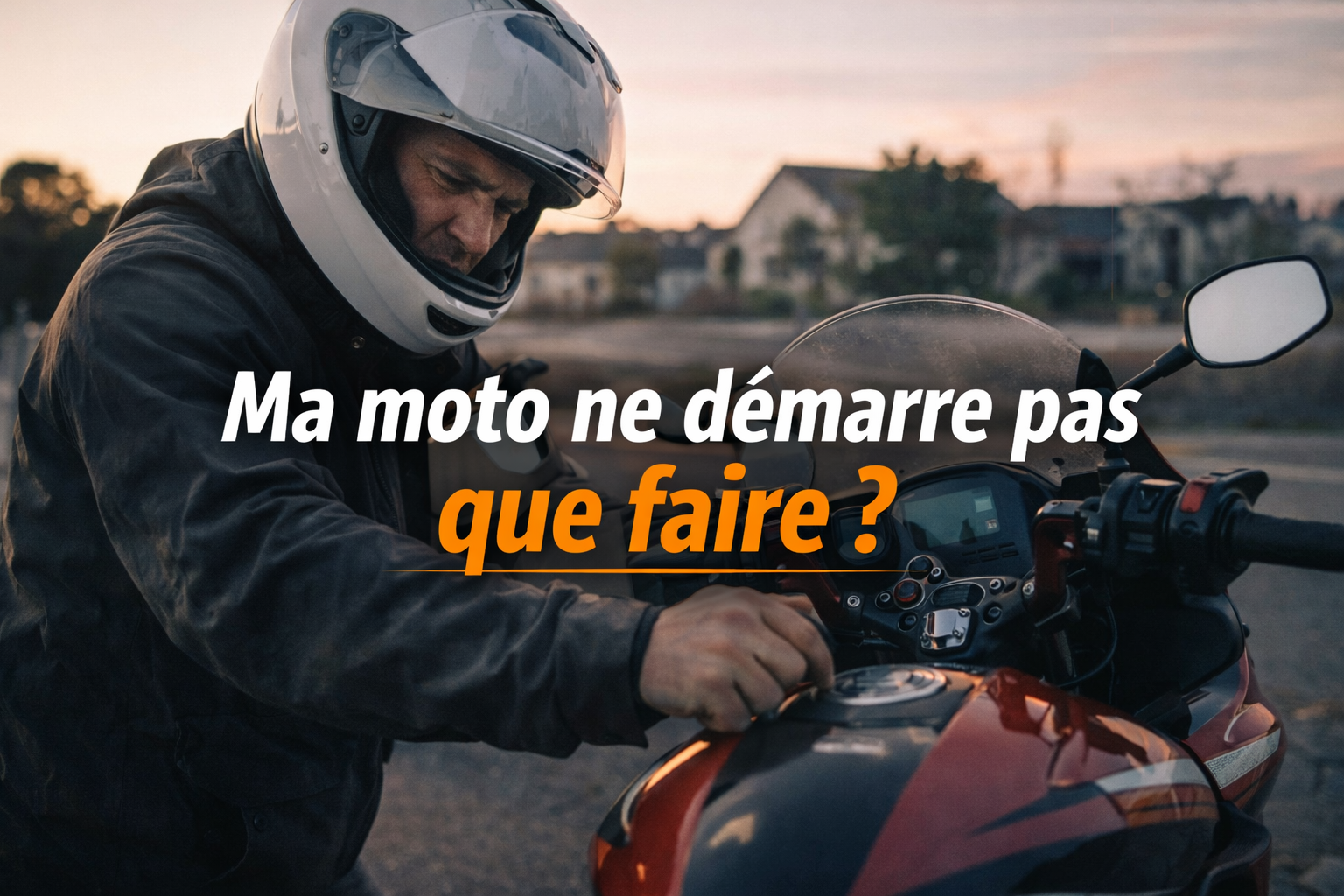 Pourquoi Ma Moto Ne Dmarre Pas