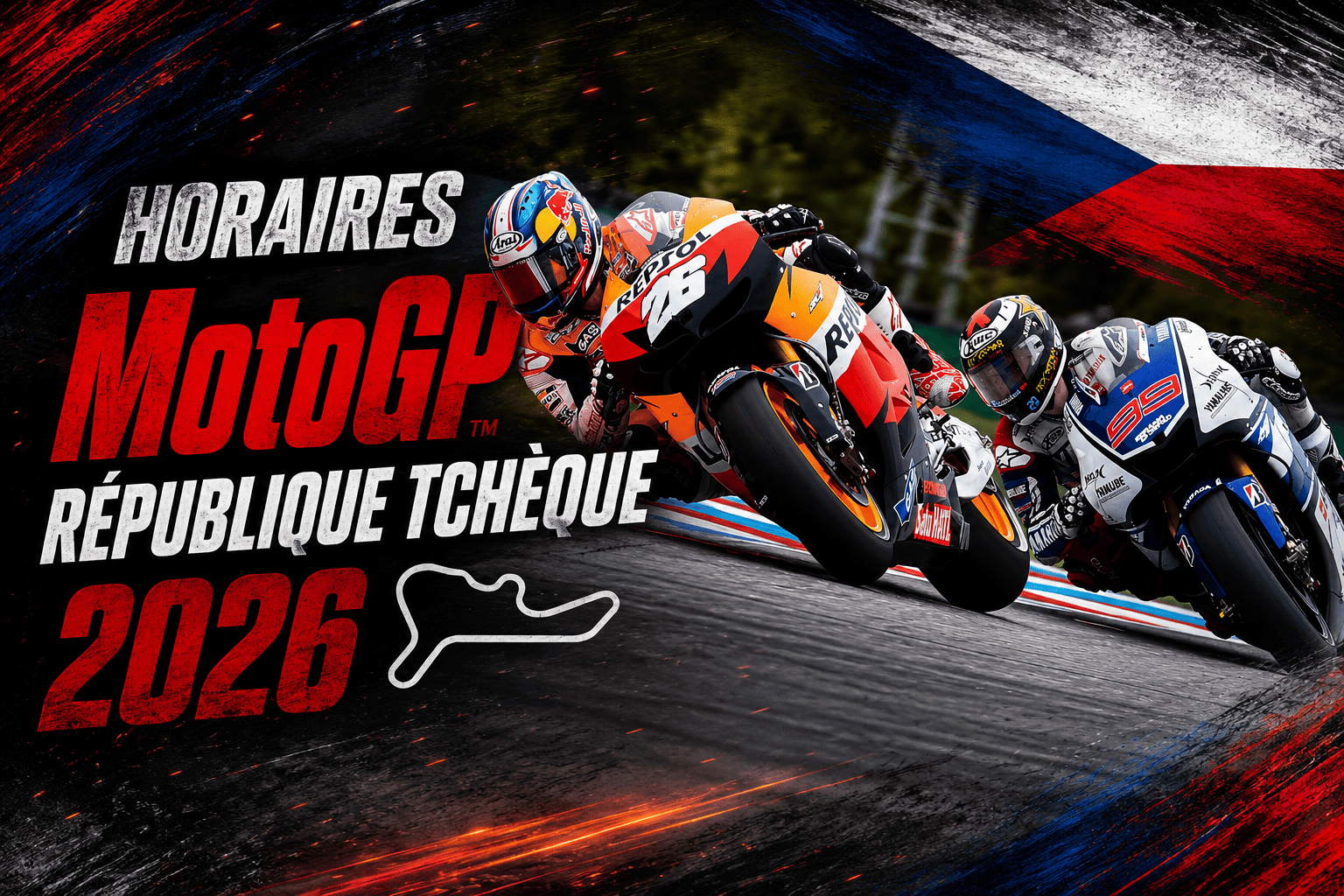Horaires MotoGP Brno 2026 : programme complet GP Tchéquie
